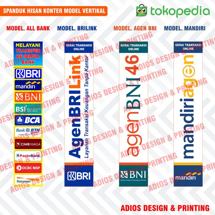 Jual Banner Brilink / Spanduk Transfer Bank / Hiasan Dinding Konter ...