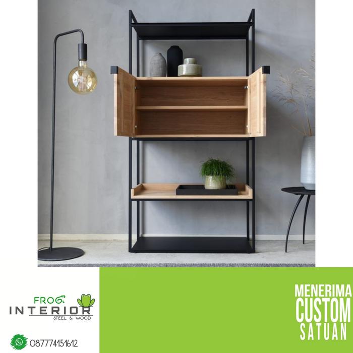 Jual rak besi / rak ruang tamu / rak unik / rak industrial - Kota Depok ...