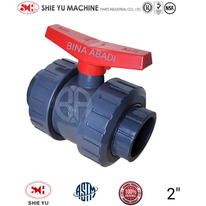 Jual Ball Valve True Union PVC ANSI Size 2 inch merk SH TAIWAN - Kota ...