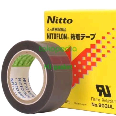 Jual isolasi tahan panas / nitto 903 / nitoflon 903 1inch ( 25mm ...