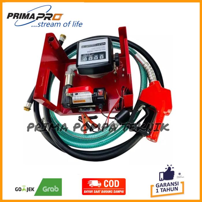 Jual Pompa Transfer Minyak Solar Diesel Bahan Bakar Portable DC 12/24 ...