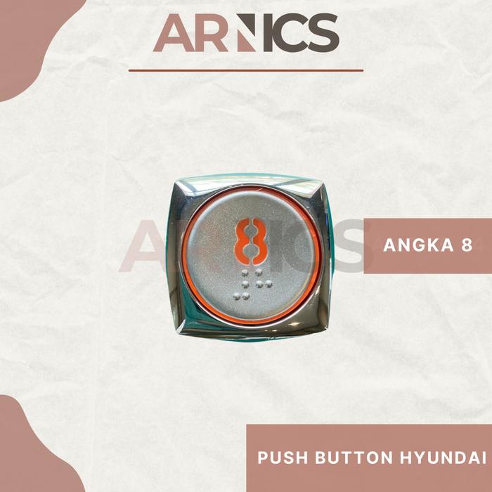 Promo Elevator Push Button Hyundai / Tombol Lift Hyundai - Angka 8 ...