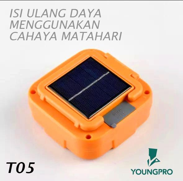 Promo YOUNGPRO T05 Lampu Solar Rechargeable Outdoor Camping Emergency ...