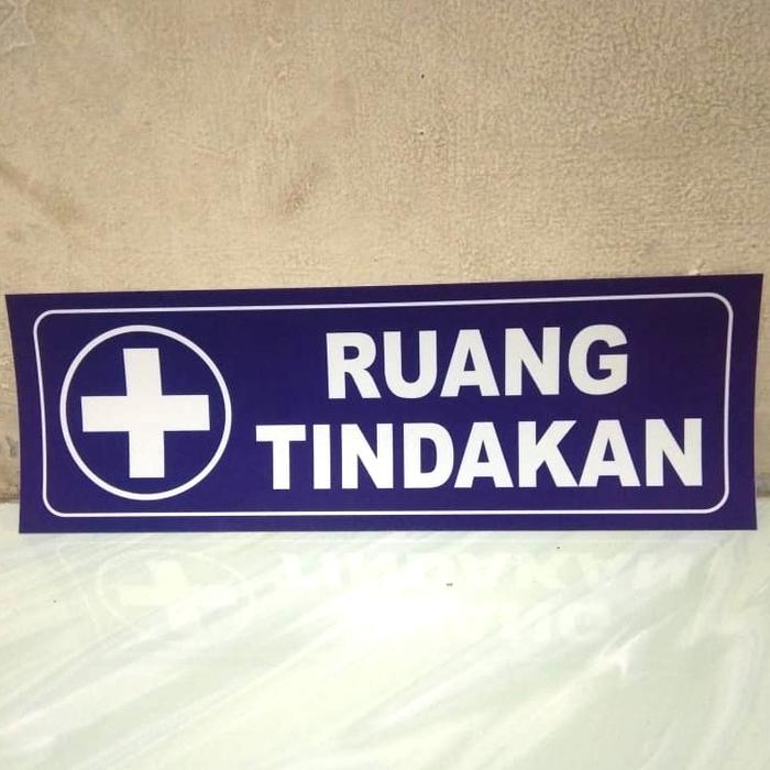 Jual STIKER SIGN 10X30. VINIL RUANG TINDAKAN. RAMBU K3 SAFETY - Jakarta ...