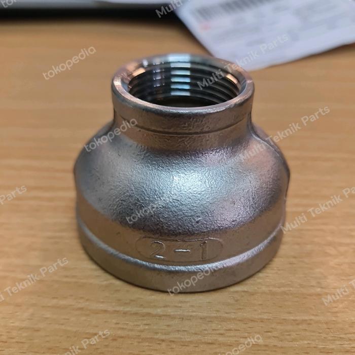 Jual Reducer drat dalam stainless 304 2 x 1" inch / V sok - Jakarta ...