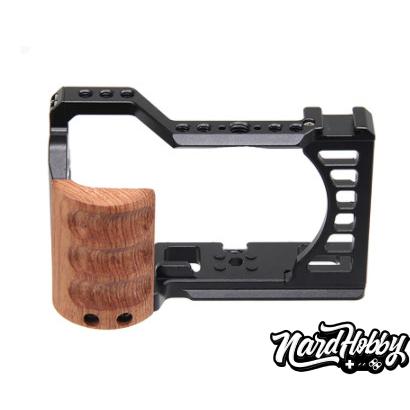 Jual Sony A7C A7 C Camera Cage with Wooden Aluminum Alloy Pelindung ...