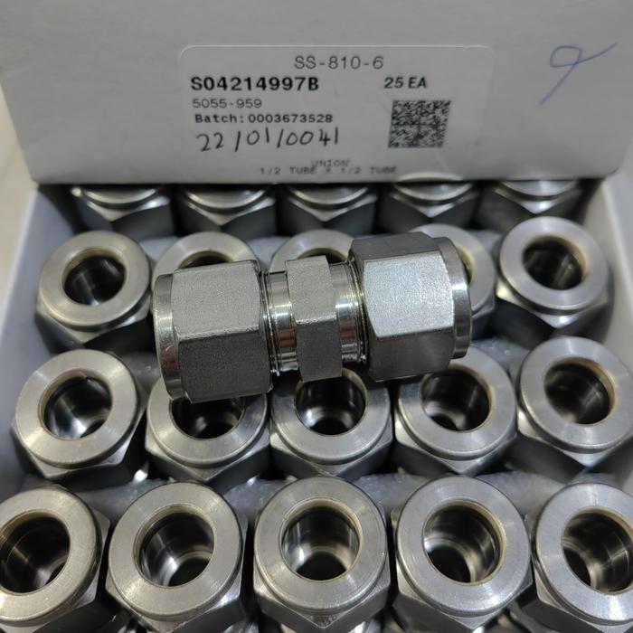 Jual Union SS316 OD 1/2" Swagelok SS-810-6 - Kota Batam - Levino ...