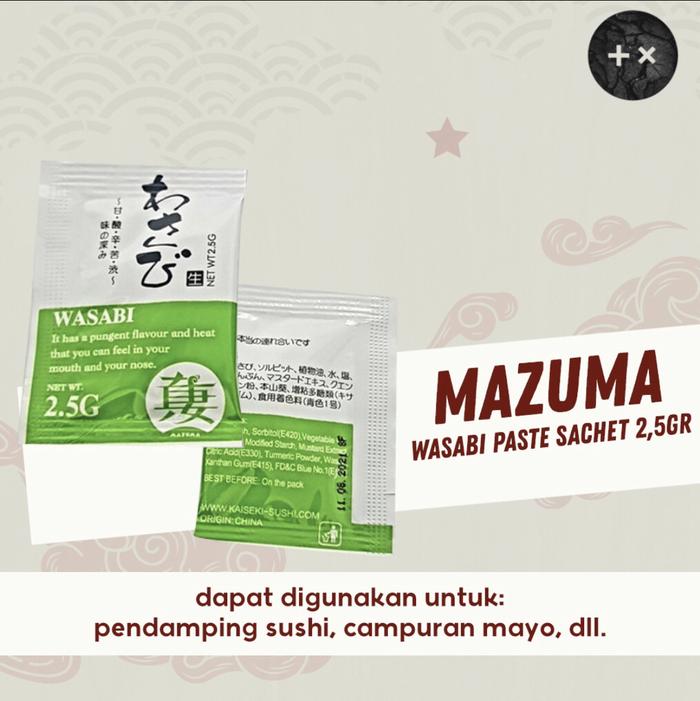 Jual Mazuma Wasabi Sachet Paste 2,5 gr - Kab. Tangerang - Tambah Kali ...