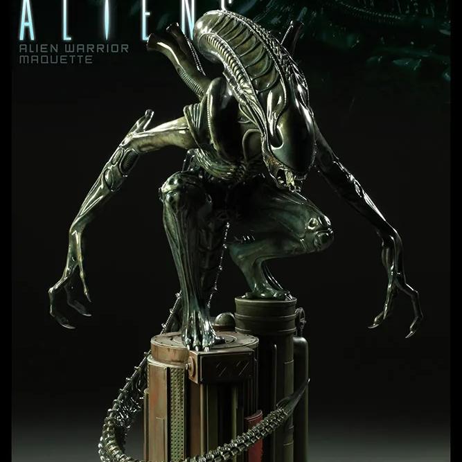 Jual Sideshow Maquette Collectibles Aliens Warrior Xenomorph Statue ...