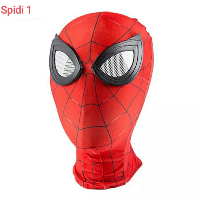 Jual New Mask Spiderman Topeng Spiderman Baru Bahan Kain Di Seller ...