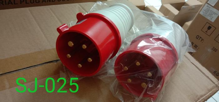 Jual Socket Industri Plug 32A 5 Pin 400V SJ 025 IP 67 SHIJI - Kota ...