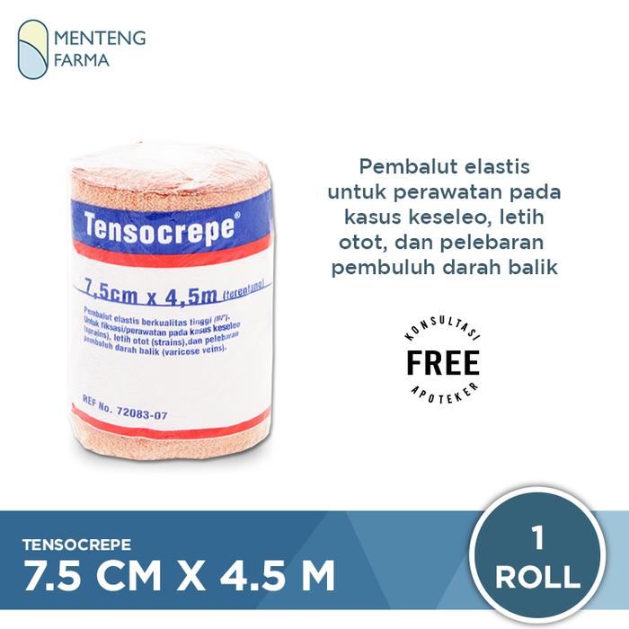 Jual Tensocrepe Perban Elastis 7.5 CM x 4.5 M - Elastic Bandage Perban ...