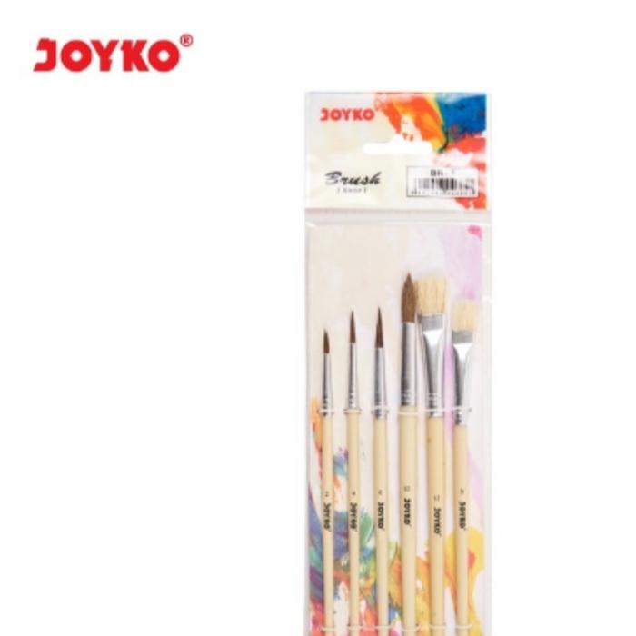 Jual Joyko kuas lukis isi 6 craft art set kuas cat - Kota Bogor ...