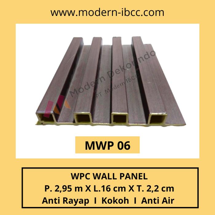 Jual Wallpanel Wood Plastic Composite 3D Serat Kayu WPC Dinding Tipe ...
