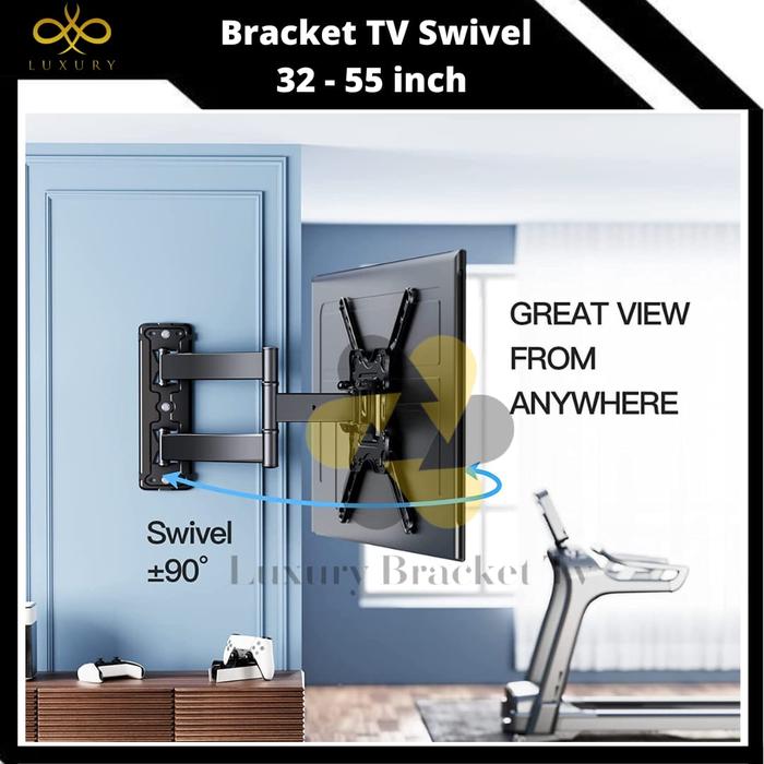 Jual Bracket Tv Monitor LCD LED North Bayou NB-P4 Nbp4 tilt swivel ...