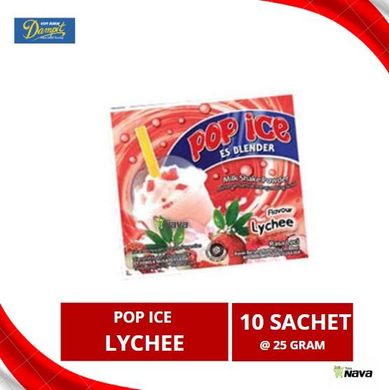 Jual POP ICE LECI 10pc X 25G / POP ICE LYCHEE / MILKSHAKE LYCHEE - Kota ...