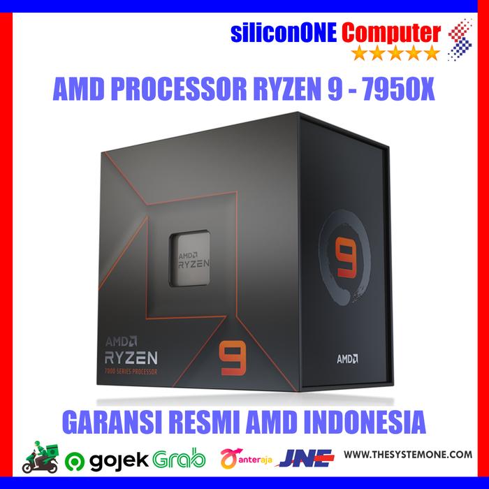 Jual AMD RYZEN 9 - 7950X Processor BOX AM5 TDP 170W 5.7Ghz 16CORE 32THREAD - Kota Bandung ...