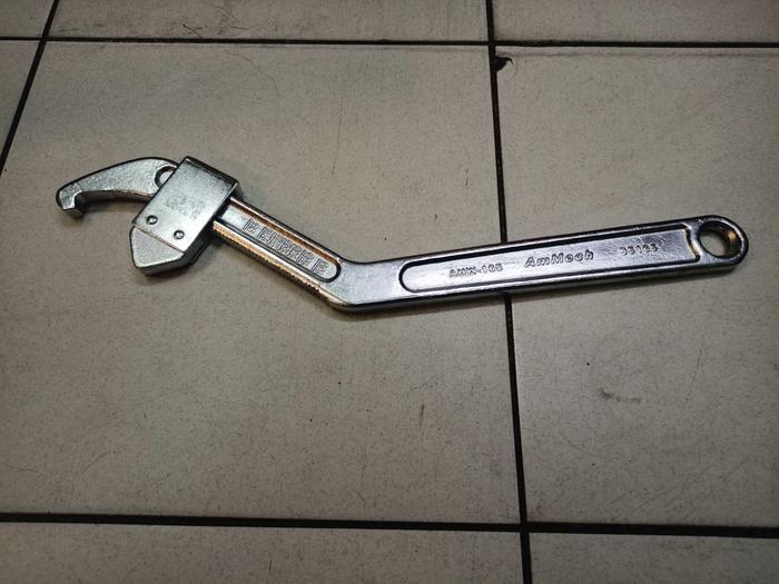 Jual Ammech By FATOOLS AM-AHW165 - ADJUSTABLE HOOK SPANNER SIZE 165 ...