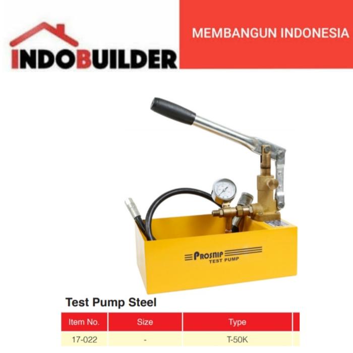 Jual PROSNIP TEST PUMP 60 BAR T50K / ALAT UKUR TEKANAN PIPA SALURAN AIR ...
