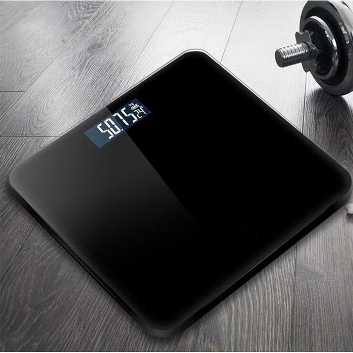 Jual Timbangan Badan Digital Led Hitam 180kg Weight Scale Black Timbang ...