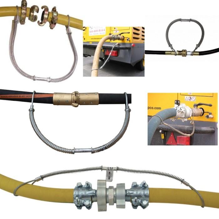 Jual Whipcheck Galvanis Safety Cable 3 mm 1/8", 50cm for hose 1/2"-1 1/ ...