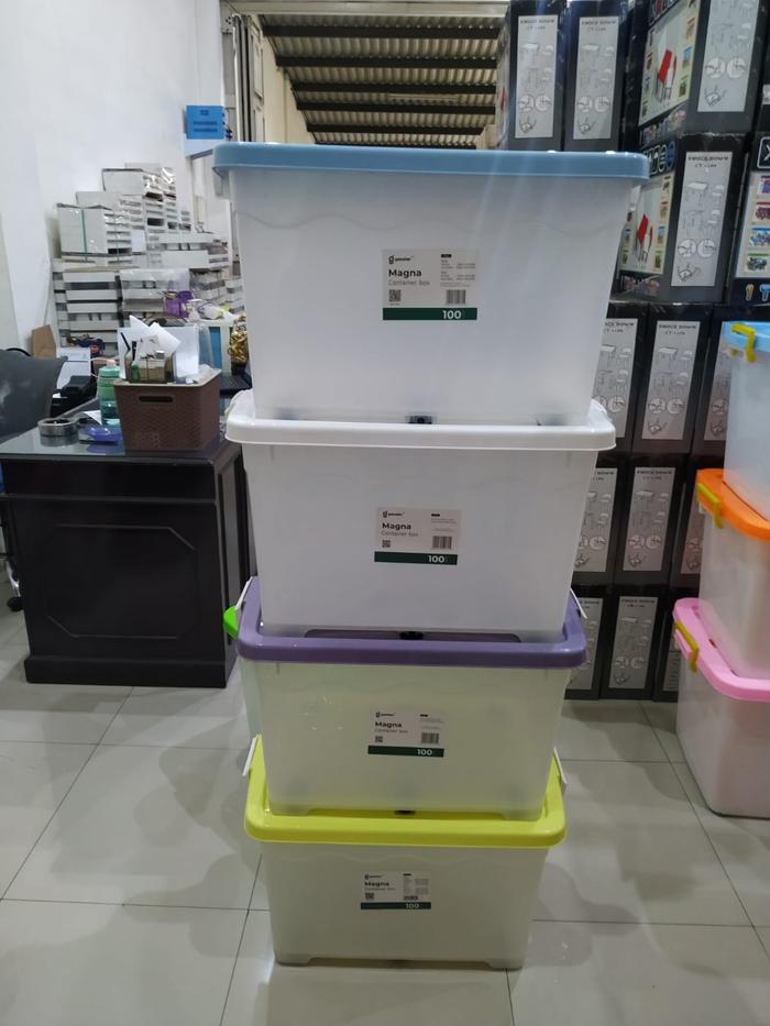 Jual Box container gessler 100 liter plastik(roda) - Kota Tangerang ...
