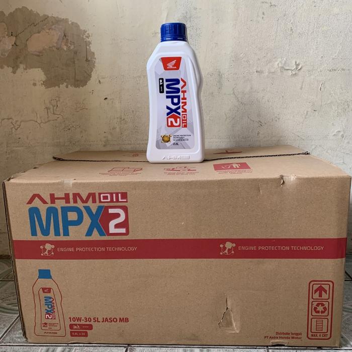 Jual NO BARCODE 48/ DUS NEW MPX2 800ML ISI 24 OLI MOTOR MATIC AHM OIL ...