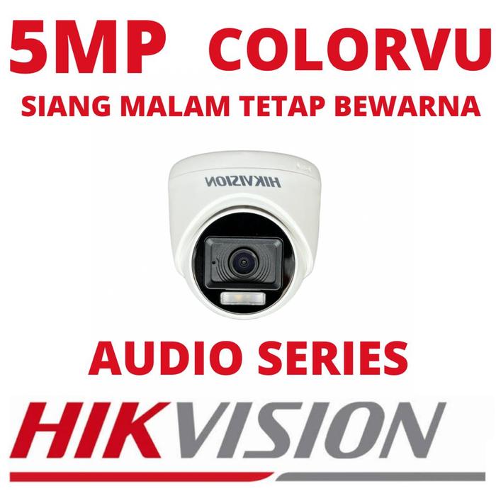 Jual CAMERA CCTV INDOOR HIKVISION 5MP COLORVU COLORFUL AUDIO KAMERA ...