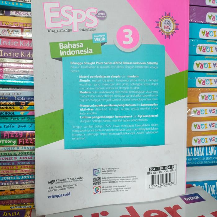 Jual Buku Baru Esps Bahasa Indonesia Kelompok Wajib Kelas 12 Sma K13 ...
