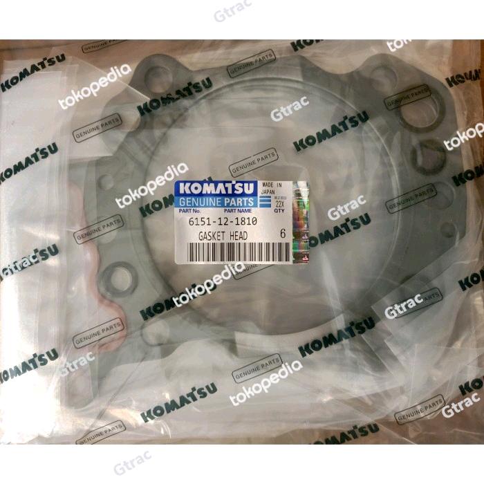 Jual Gasket cylinder head 6151-12-1810 komatsu - Jakarta Pusat - Gtrac ...