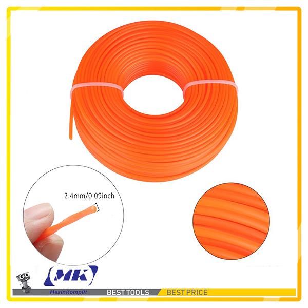Jual Tali Senar Trimmer Line Potong Rumput Nylon 50 Meter - Kota ...