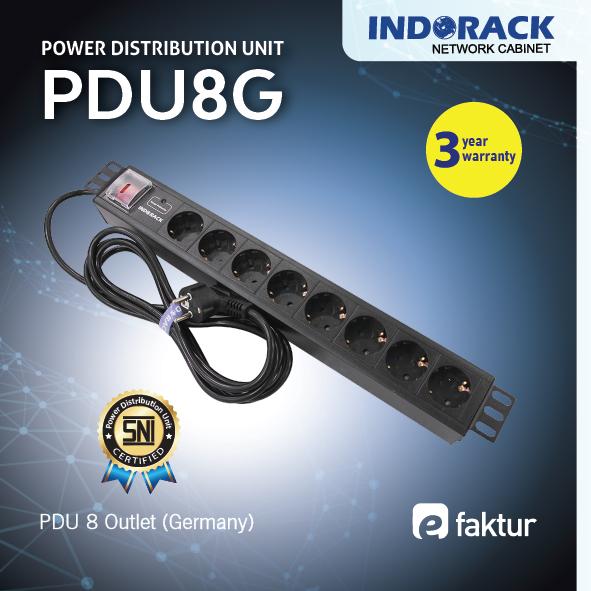 Promo PDU8G - PDU 8 Outlet Germany Socket - INDORACK Cicil 0% 3x ...