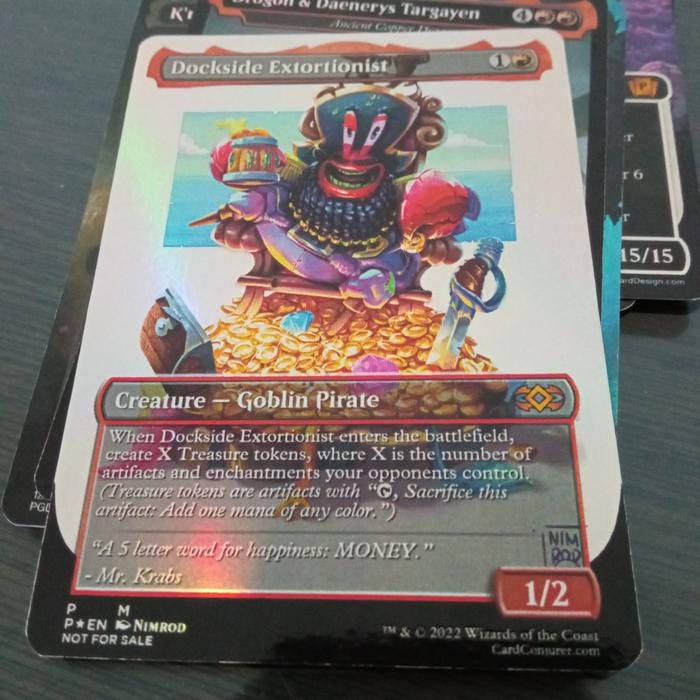 Jual kartu proxy mtg dockside extortionist mr. crab - Kab. Bogor ...