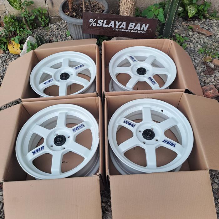 Jual VELG TE37 RAYS R16 4X10 7IN ET 42 WHITE - Kota Serang - slayaban ...