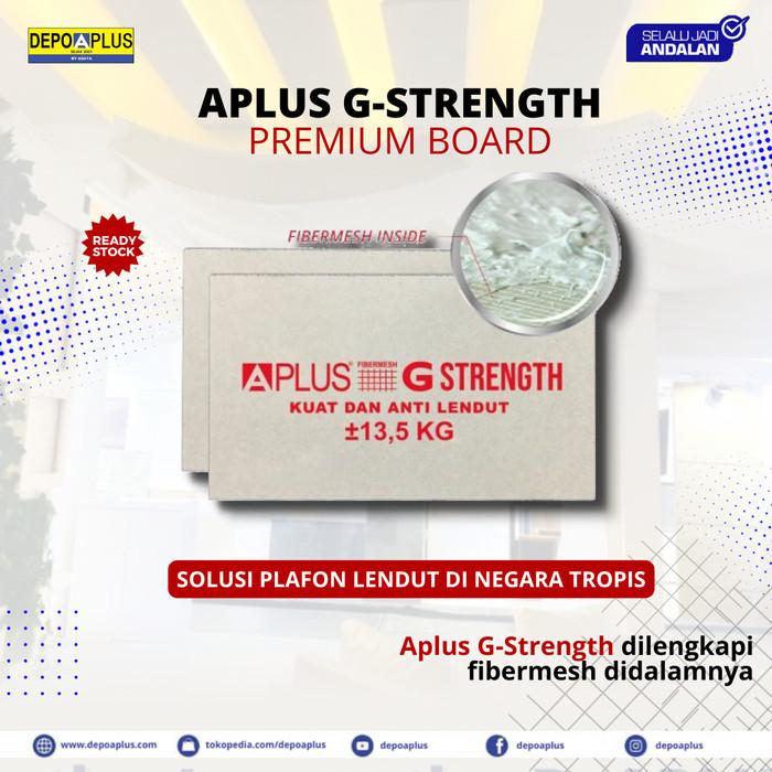 Jual Papan Gipsum Aplus Premium G-Strength 9mm x 1200 mm x 2400 mm ...