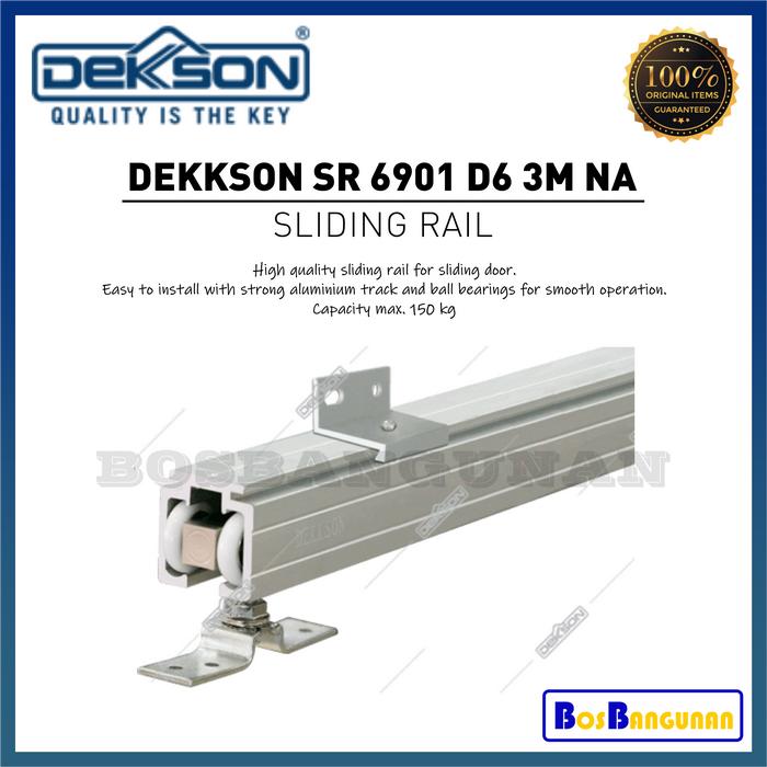 Jual Rell Pintu Geser DEKKSON SR 6901 D6 3M / SLIDING RAIL SR 6901 D6 ...
