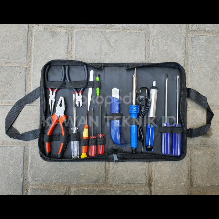 Jual TOOLKIT ELECTRICAL 10PCS/SET PERKAKAS UNTUK LISTRIK RUMAHAN TOOL ...