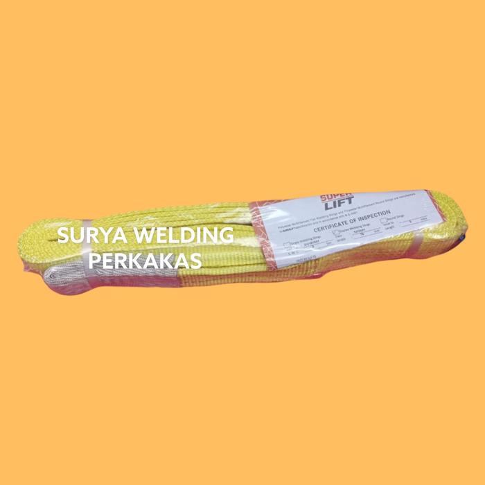 Jual SUPERLIFT polyester webbing sling 3ton x 5m/tali angkat 3 ton 5 ...