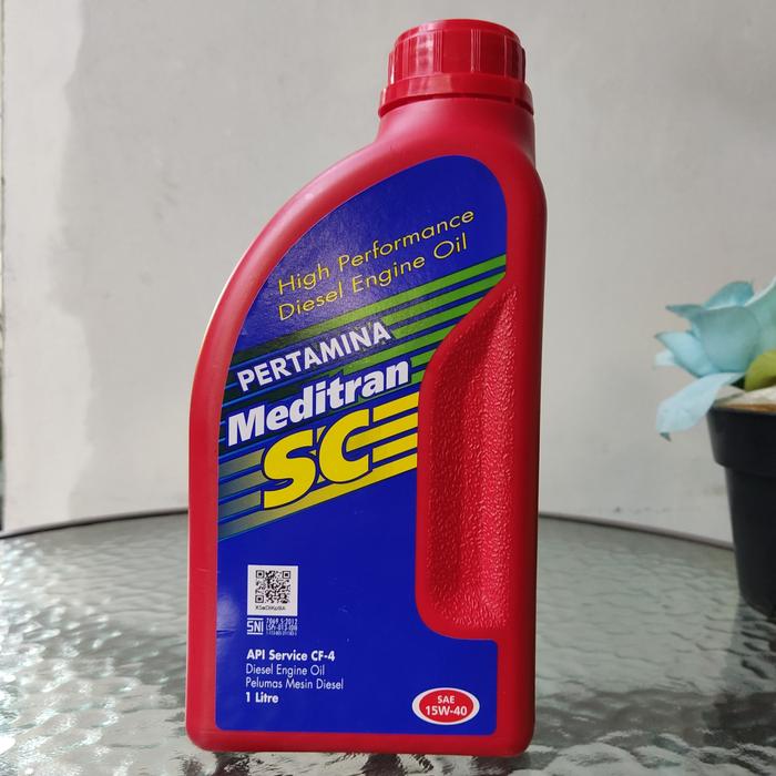Jual Oli Diesel Pertamina Meditran SC SAE 15W-40, API CF-4, 1L original ...