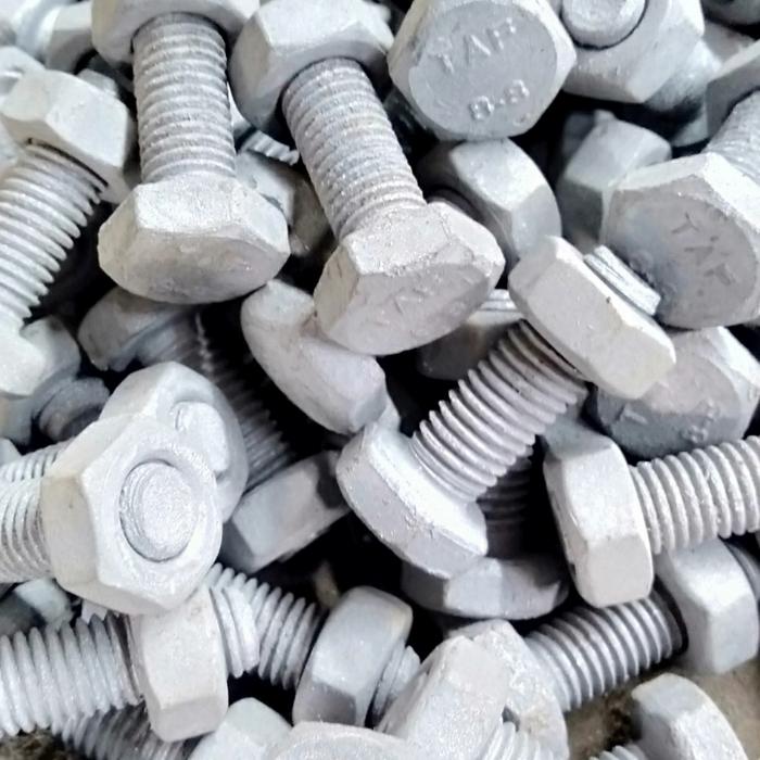 Jual Baut Mur Baja 8.8 Hotdip Galvanis m16x40 / m16 x 40 / HDG m16 x 40mm - Jakarta Pusat ...