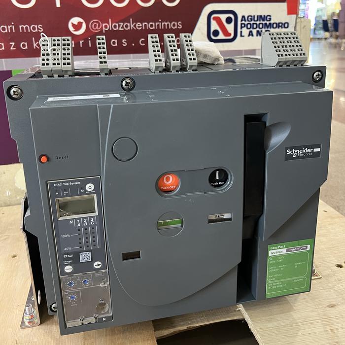 Jual ACB MVS06N 3P 630A Schneider Original Komplit Uvt AuX Original ...