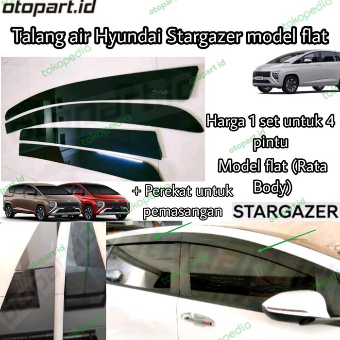 Jual Talang air Hyundai Stargazer model flat rata body - Kota Tangerang ...