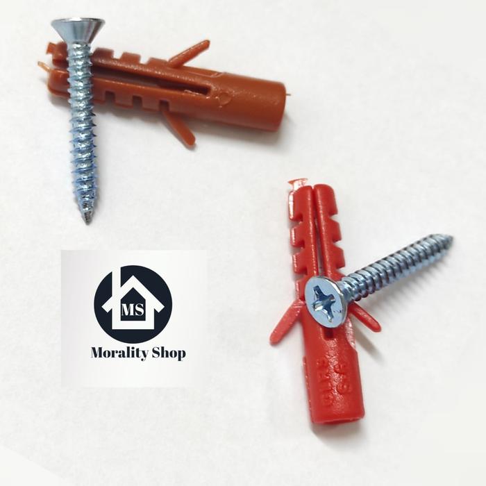 Jual Skrup Set Sepasang-Baut Mur Sekrup Rak Bangunan dll Mor Screw 6x1 ...