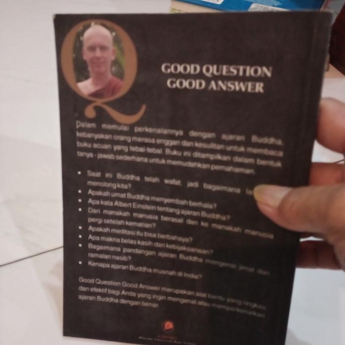 Jual Good Question Good Answer-shravasti Dhammika J1 Di Seller Hachi ...