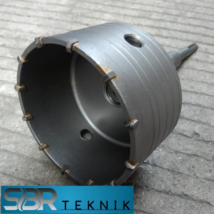 Jual mata bor coring beton 4 inch 100mm wipro mata bor dinding hollow ...