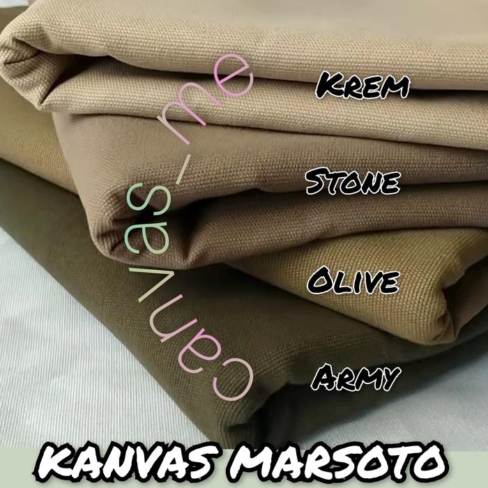Jual Kain Kanvas Marsoto - Olive - Kab. Bandung - canvas me | Tokopedia