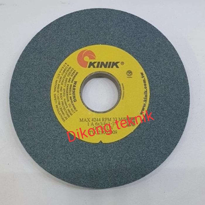 Jual Batu gerinda KINIK Hijau 6"in x 3/4 x 1-1/4 inchi GC 80 original ...