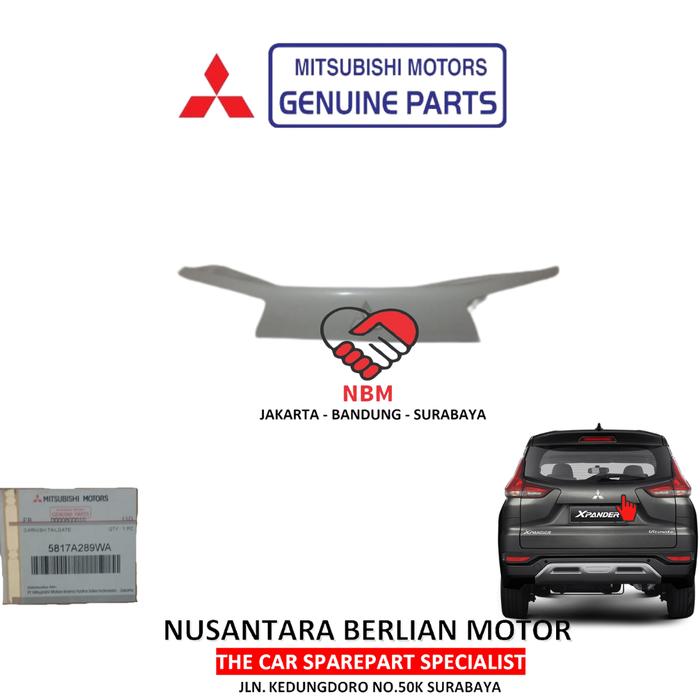 Jual GARNISH TAILGATE BAGASI XPANDER - 5817A289 MITSUBIHSI GENUINE ...