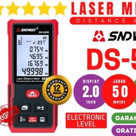Jual alat ukur / meter Laser pengukur jarak jauh - 50 meter - Kota ...