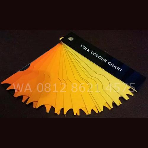 Jual Egg Yolk Color Chart Fan - Kipas Warna Kuning Telur - Kota Bogor ...
